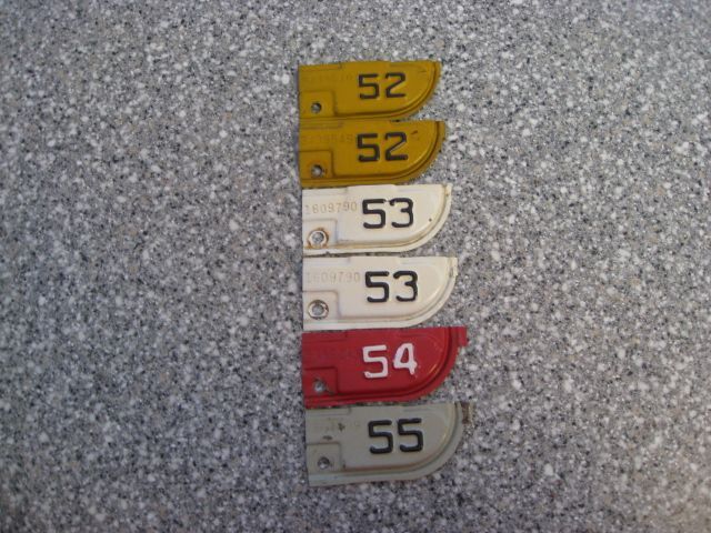 1951 California License Plates, DMV Clear
